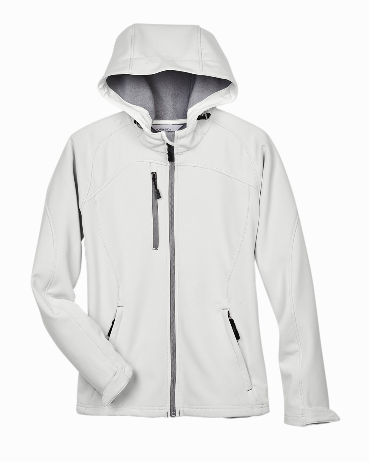 North End Women's Prospect Two-Layer Fleece Bonded Soft Shell Hooded ...